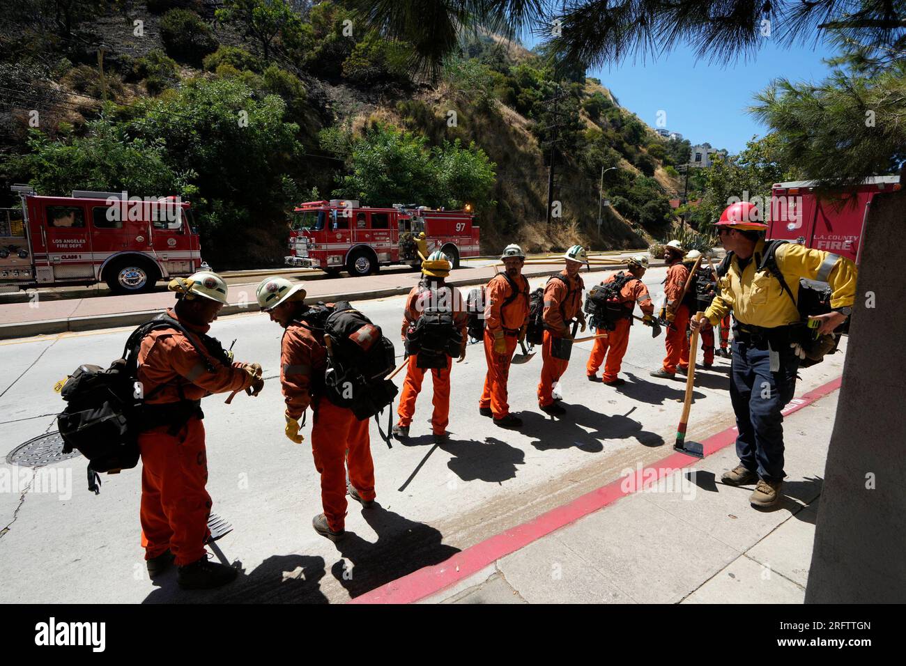Firefighter inmates with the Department of Corrections and ...