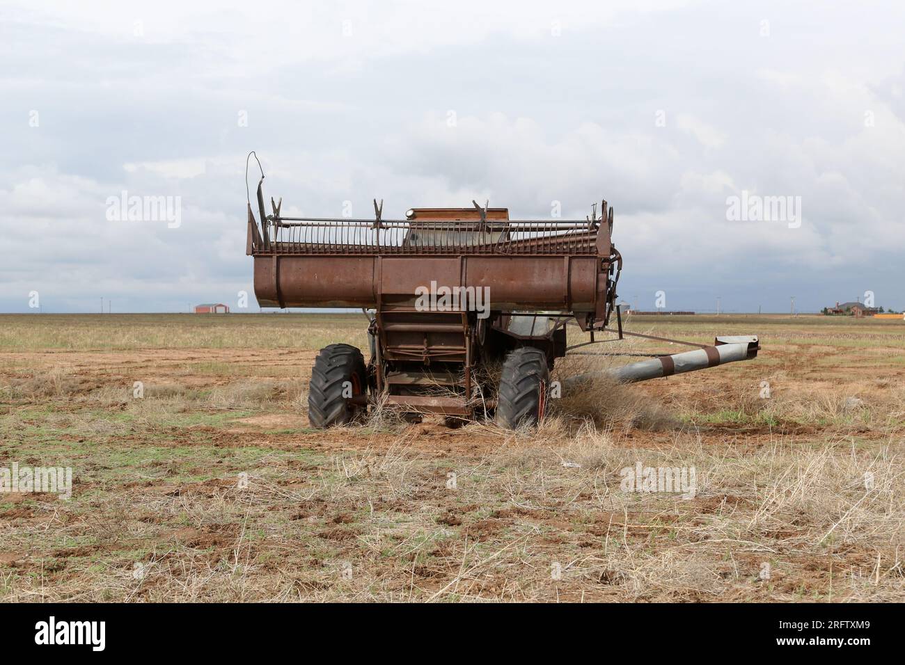 Combine City in Randall County outside of Amarillo, Texas Stock Photo ...