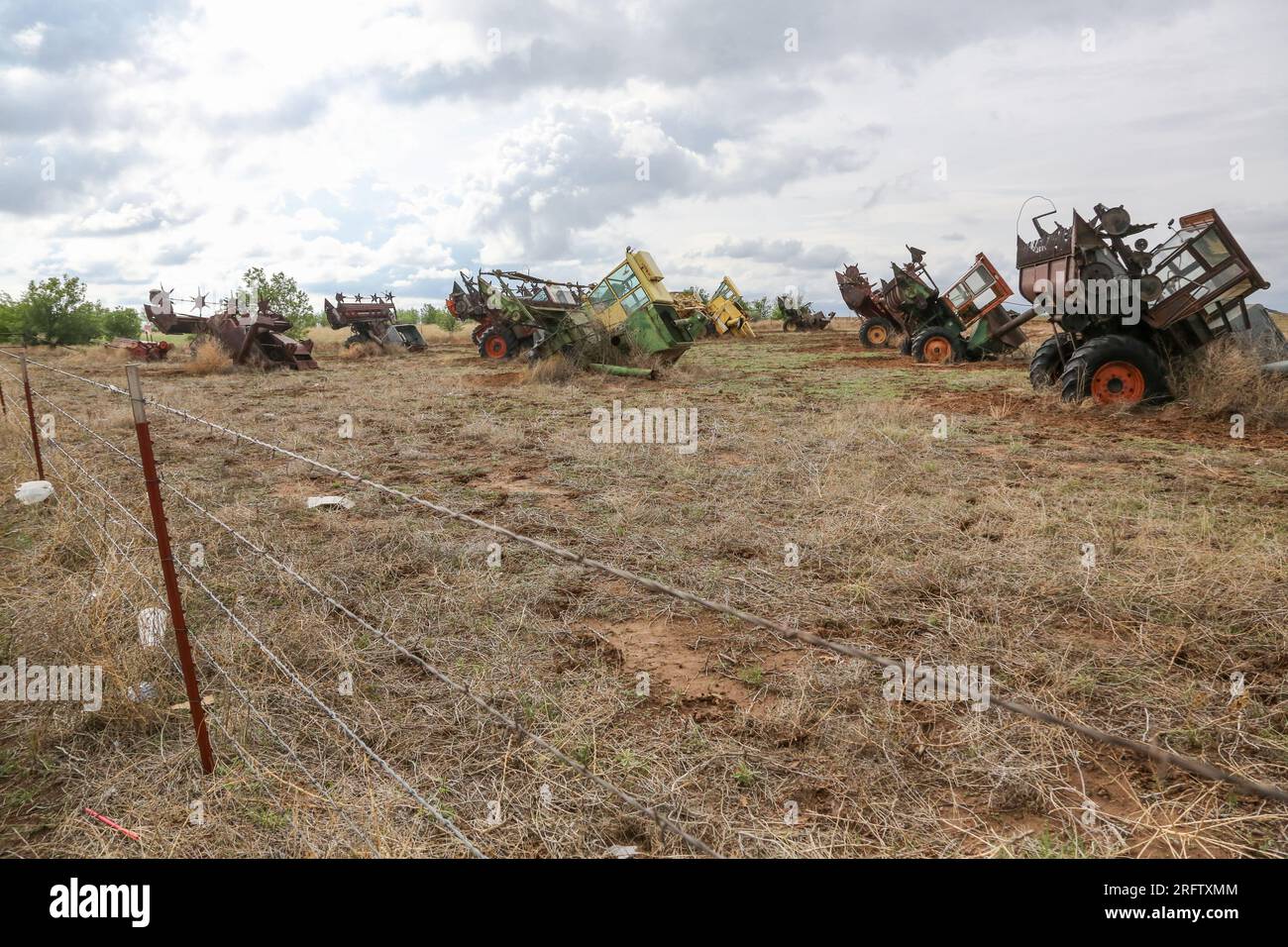 Combine City in Randall County outside of Amarillo, Texas Stock Photo ...