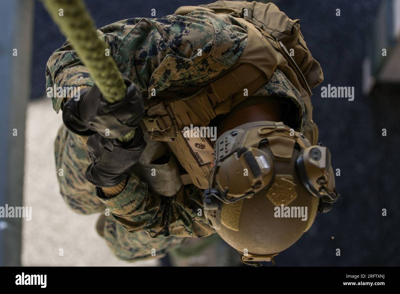 A U.S. Marine assigned to Battalion Landing Team 1/5, 15th Marine ...