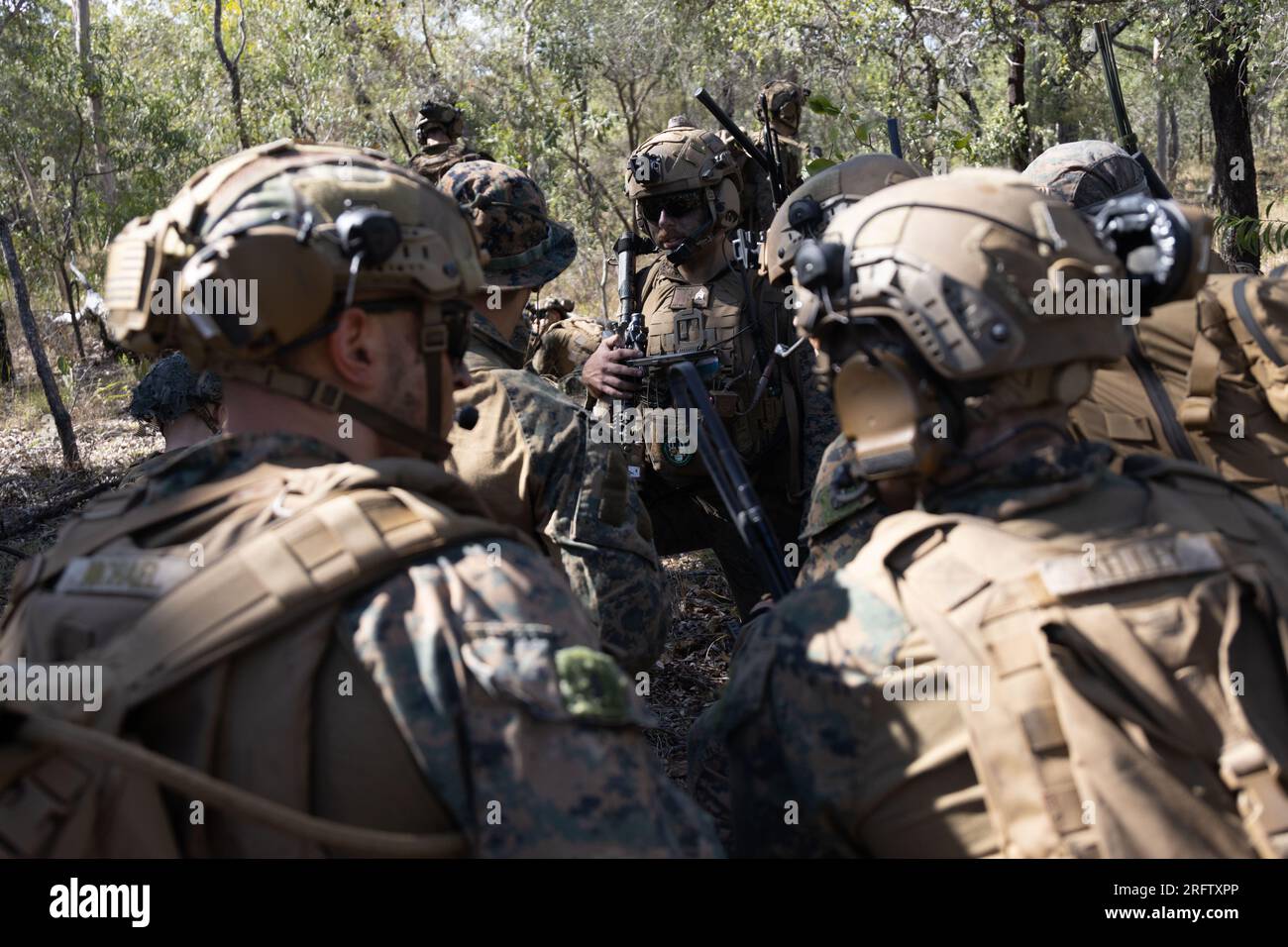 U.S. Marines with the maritime raid force, 31st Marine Expeditionary ...