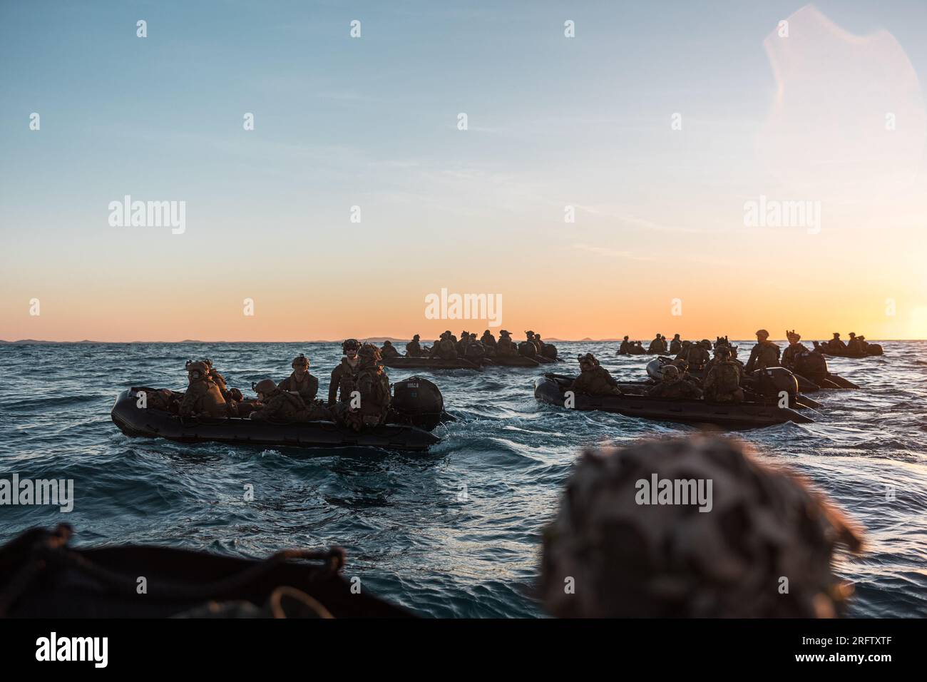 U.S. Marines with Battalion Landing Team 2/1, 31st Marine Expeditionary ...