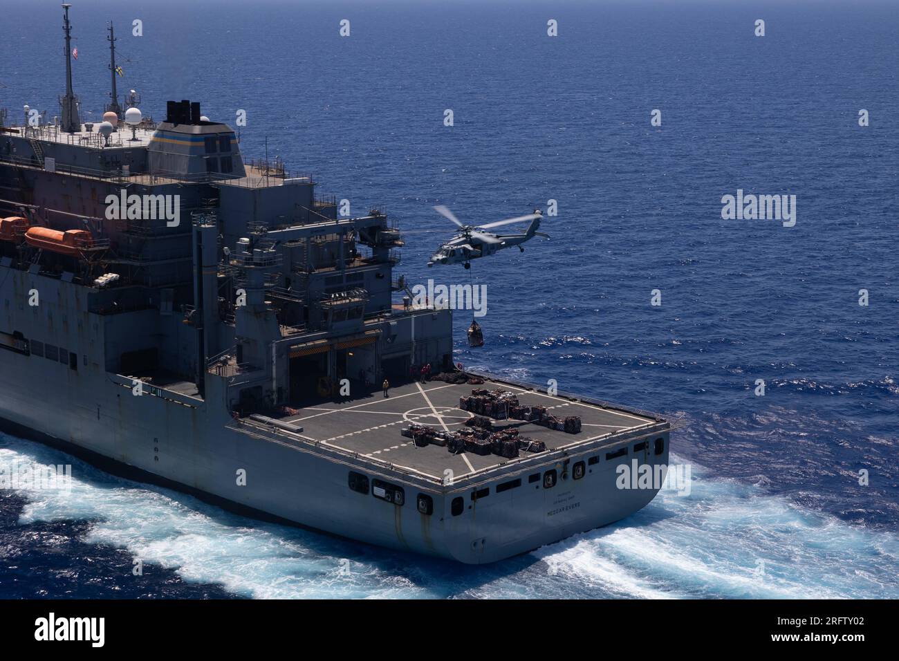 MEDITERRANEAN SEA (Aug. 4, 2023) A MH-60S Sea Hawk, assigned to ...