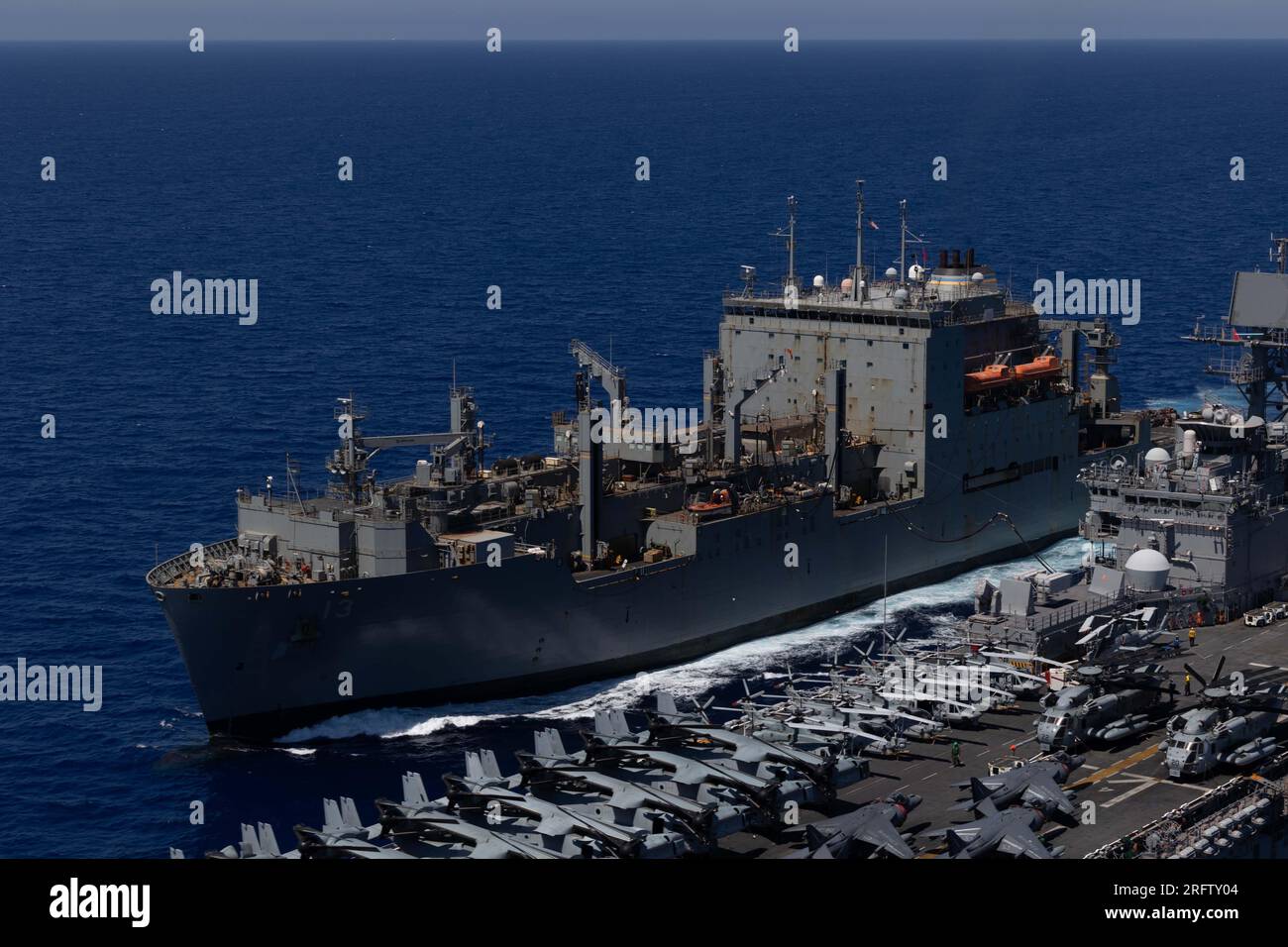MEDITERRANEAN SEA (Aug. 4, 2023) The Wasp-class amphibious assault ship ...