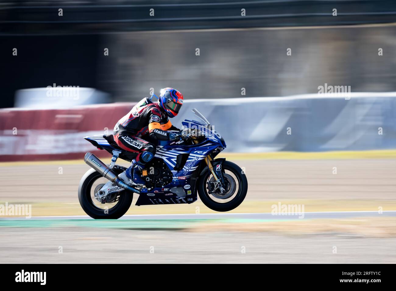 Suzuka, JAPAN, 5 August, 2023. Riku Sugawara of Japan on the Team ...