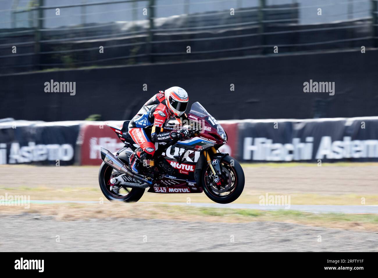 Suzuka, JAPAN, 5 August, 2023. Etienne Masson of France on the Team ...