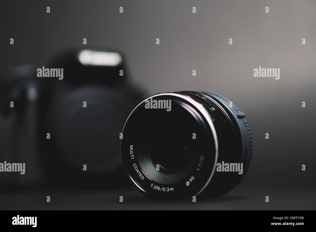 Photography Equipment. Photographer Work Kit. Photo Lenses Stock Photo ...