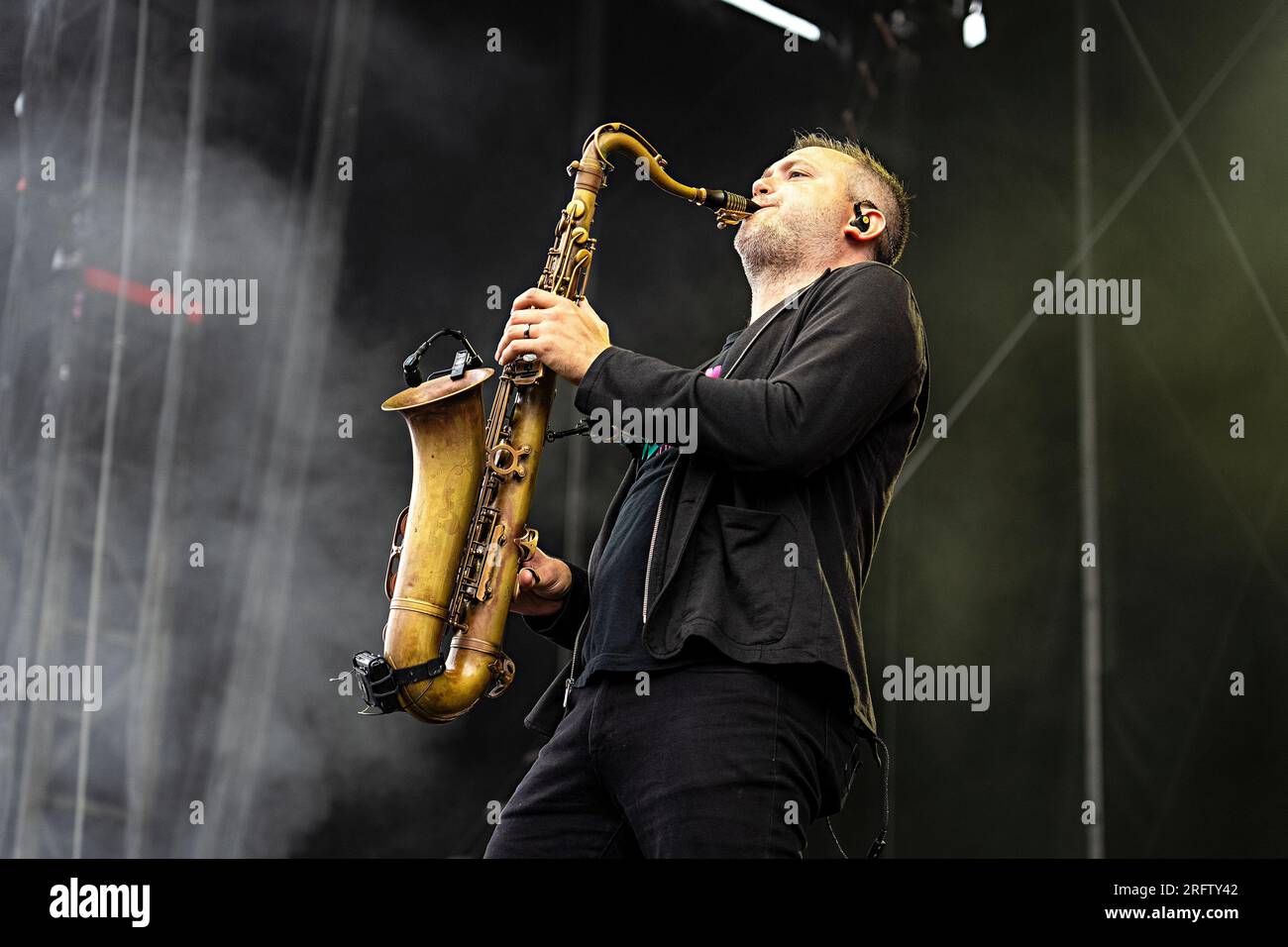 Rob Ingraham of The Revivalists performs on Day 3 of the Lollapalooza ...