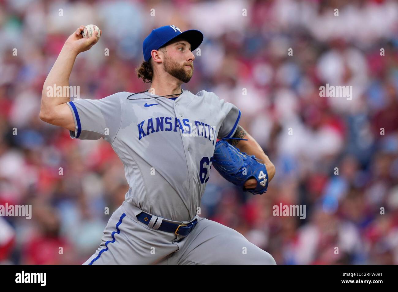 Kansas City Royals' Alec Marsh plays during a baseball game, Saturday ...