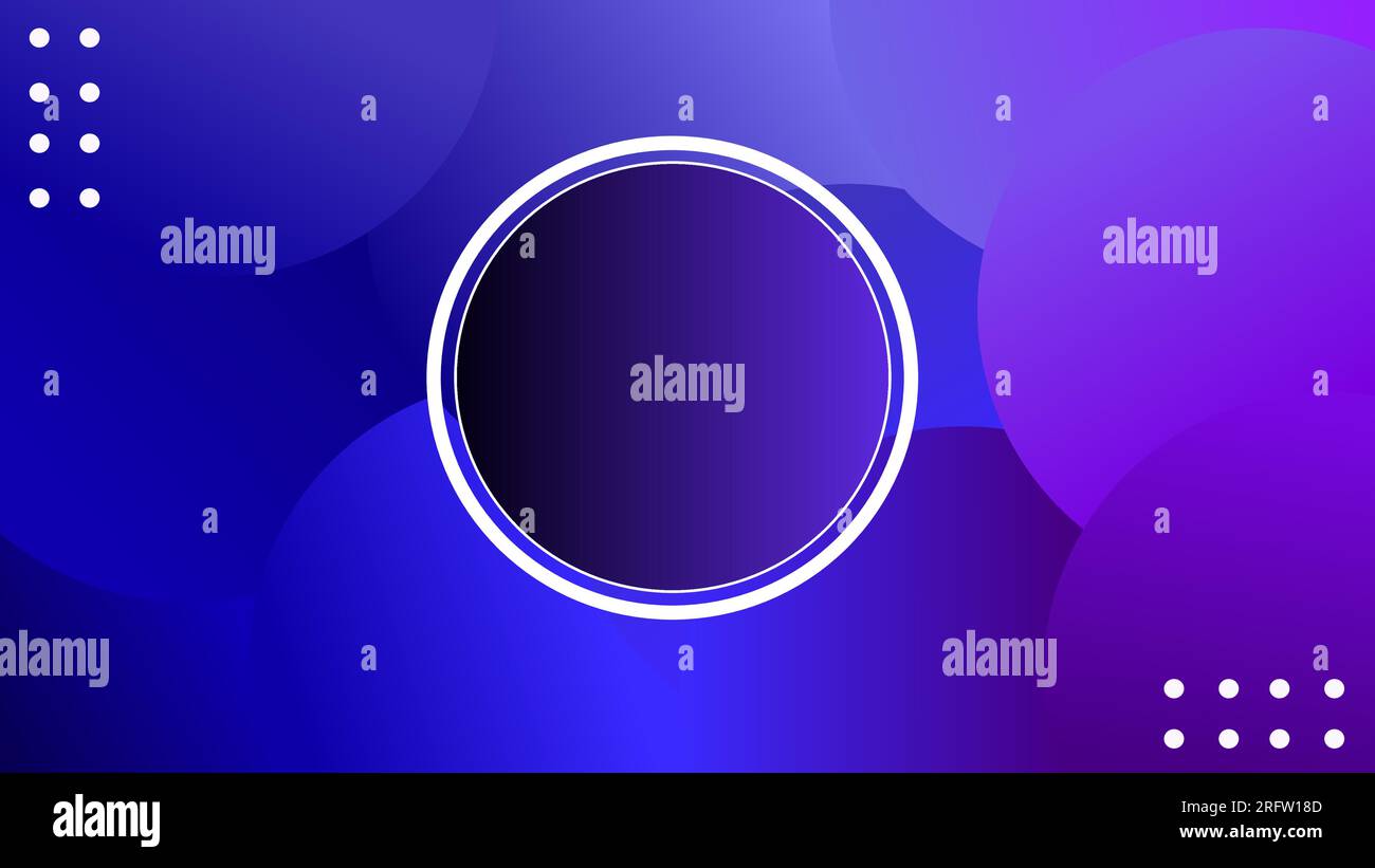 Overlay multiple blue and purple gradient circles abstract geometric ...