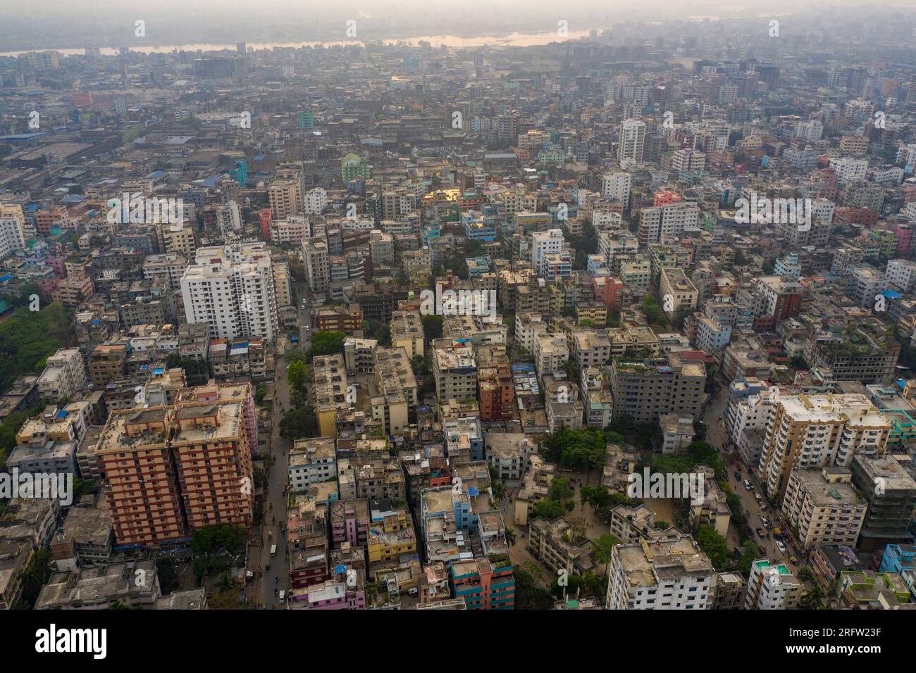Aerial view of Dhaka, the capital city og Bangladesh Stock Photo - Alamy