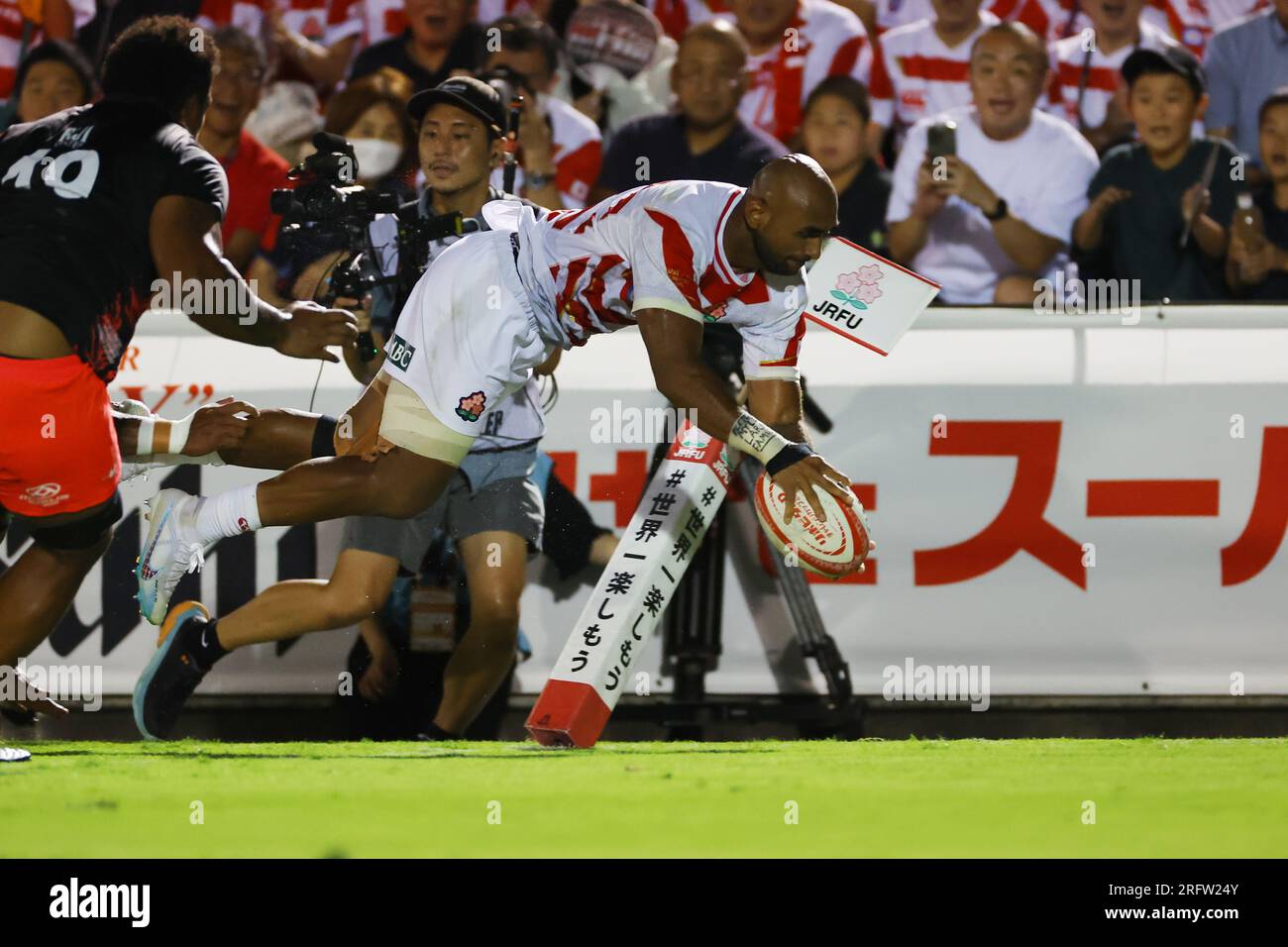Tokyo, Japan. 5th Aug, 2023. Semisi Masirewa (JPN) Rugby : Lipovitan D ...