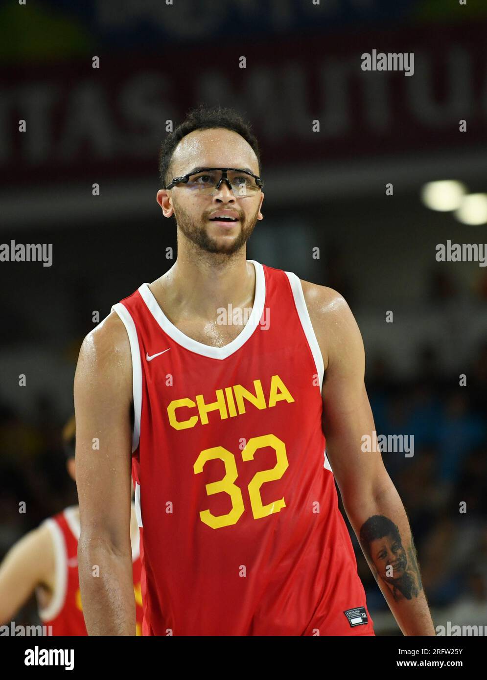 Trento, Italy. 5th Aug, 2023. Kyle Anderson of China reacts during the ...