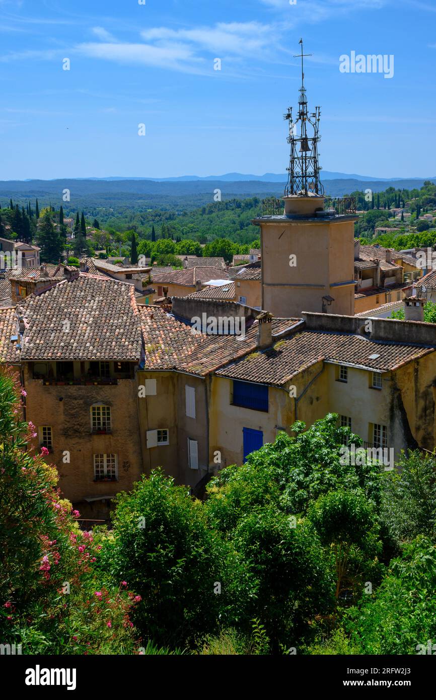 Travel destination, small ancient village Cotignac in Var, Provence ...