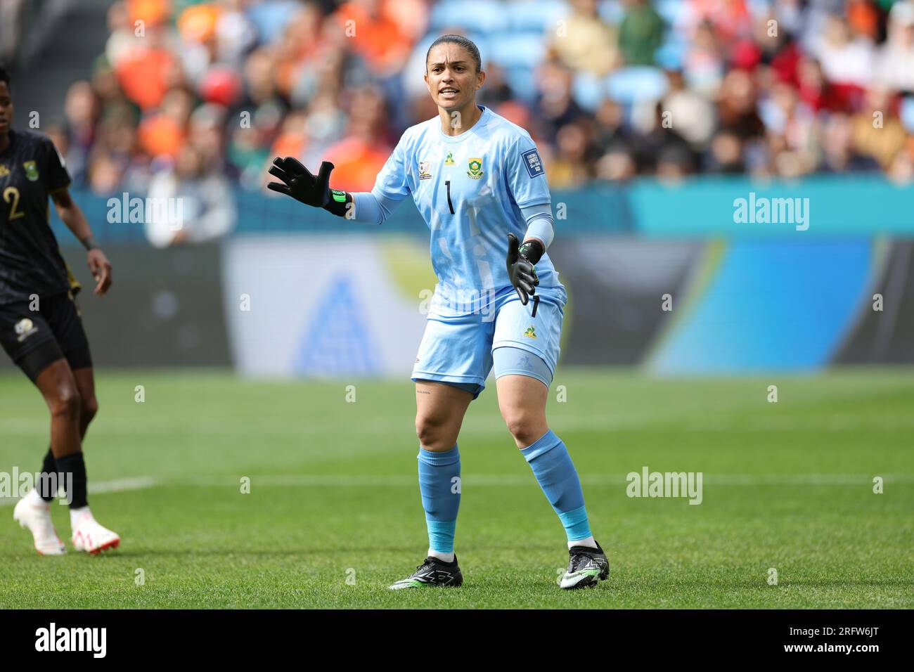 Sydney, Australia. 06th Aug, 2023. Kaylin Swart of South Africa reacts ...
