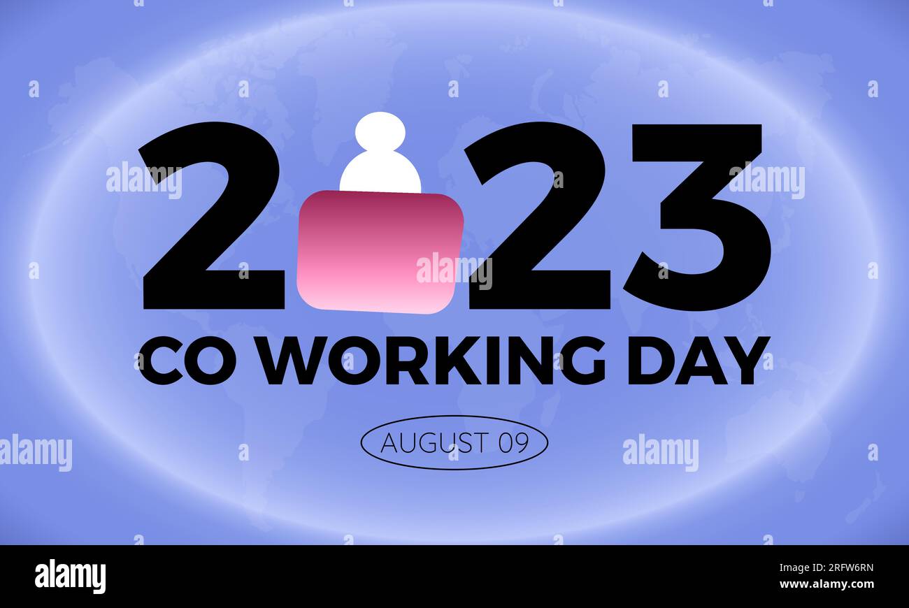 2023 Concept co working day vector design illustration. Business ...