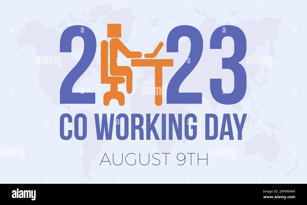 2023 Concept co working day vector design illustration. Business ...