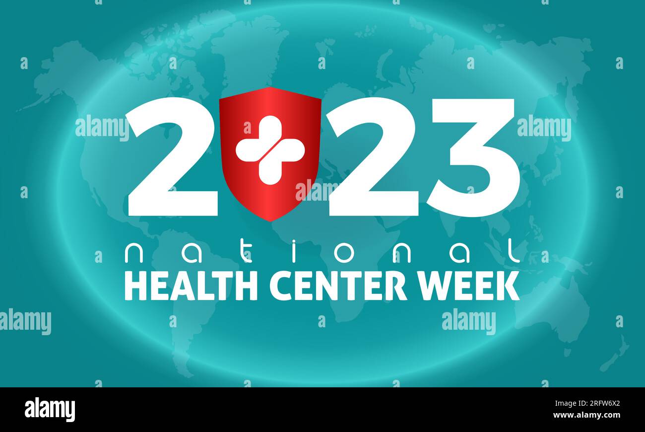 2023 Concept National Health Center Week vector design illustration ...