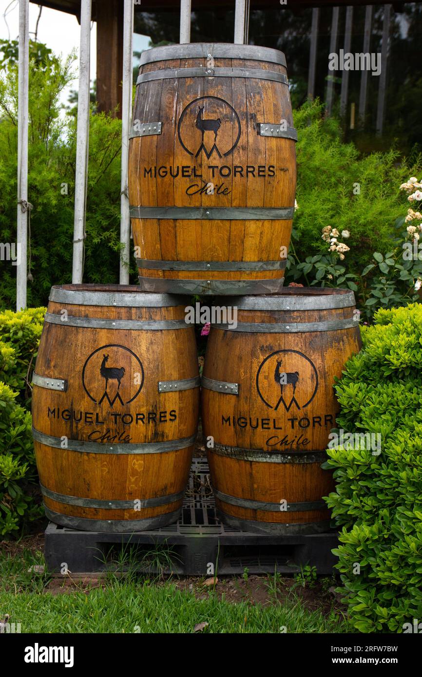 Curico, Chile - August 1, 2023: Miguel Torres Mansion, country house ...