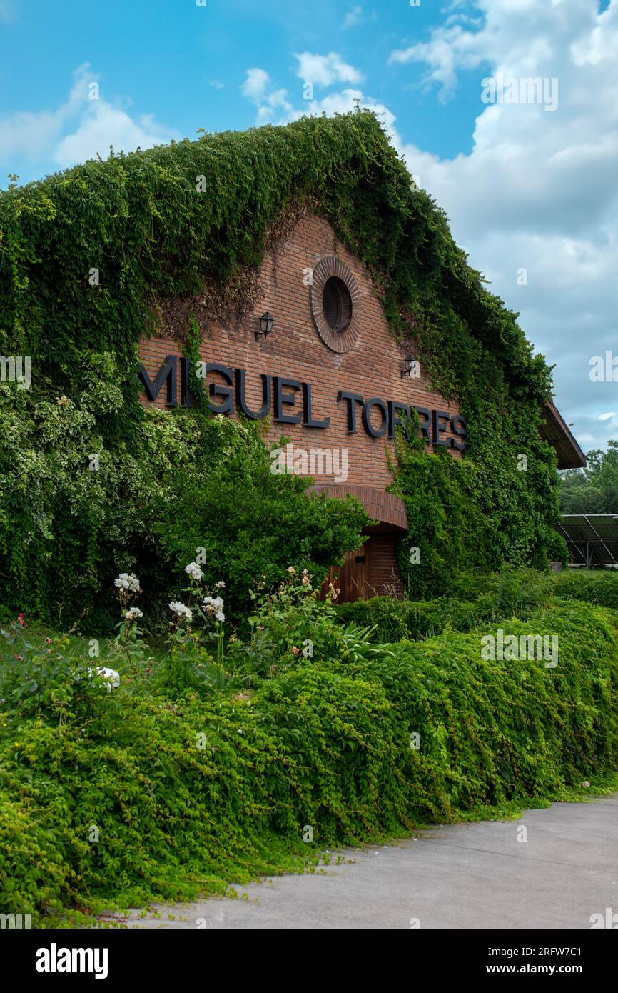 Curico, Chile - August 1, 2023: Miguel Torres Mansion, country house ...