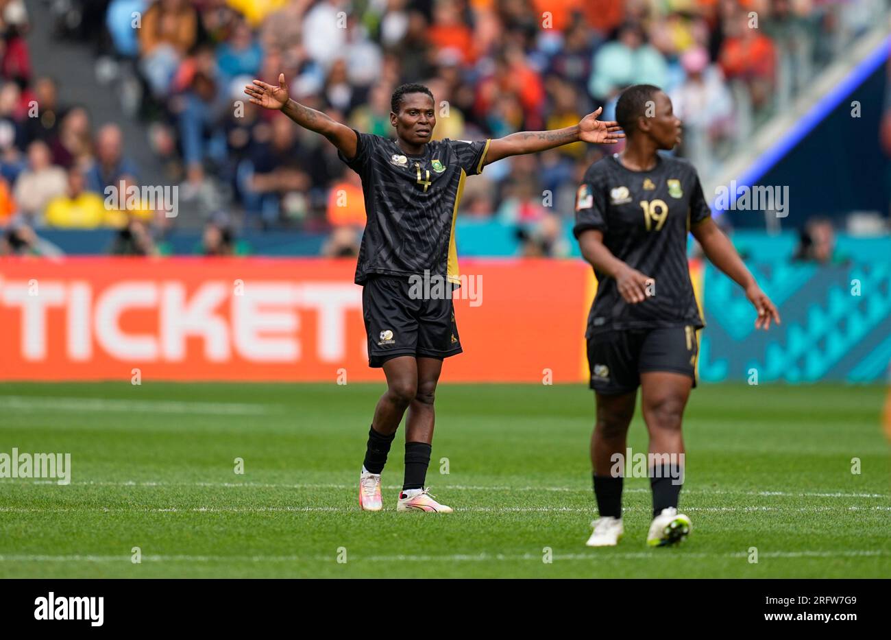 August 06 2023: Noko Matlou (South Africa) gestures during a game, at ...