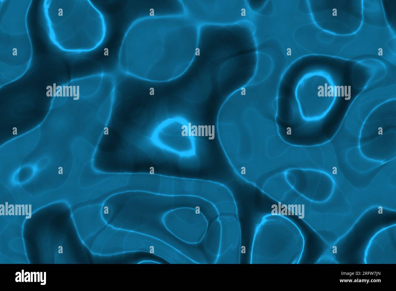 cute light blue liquid phosphorescent energies waves digital graphic ...