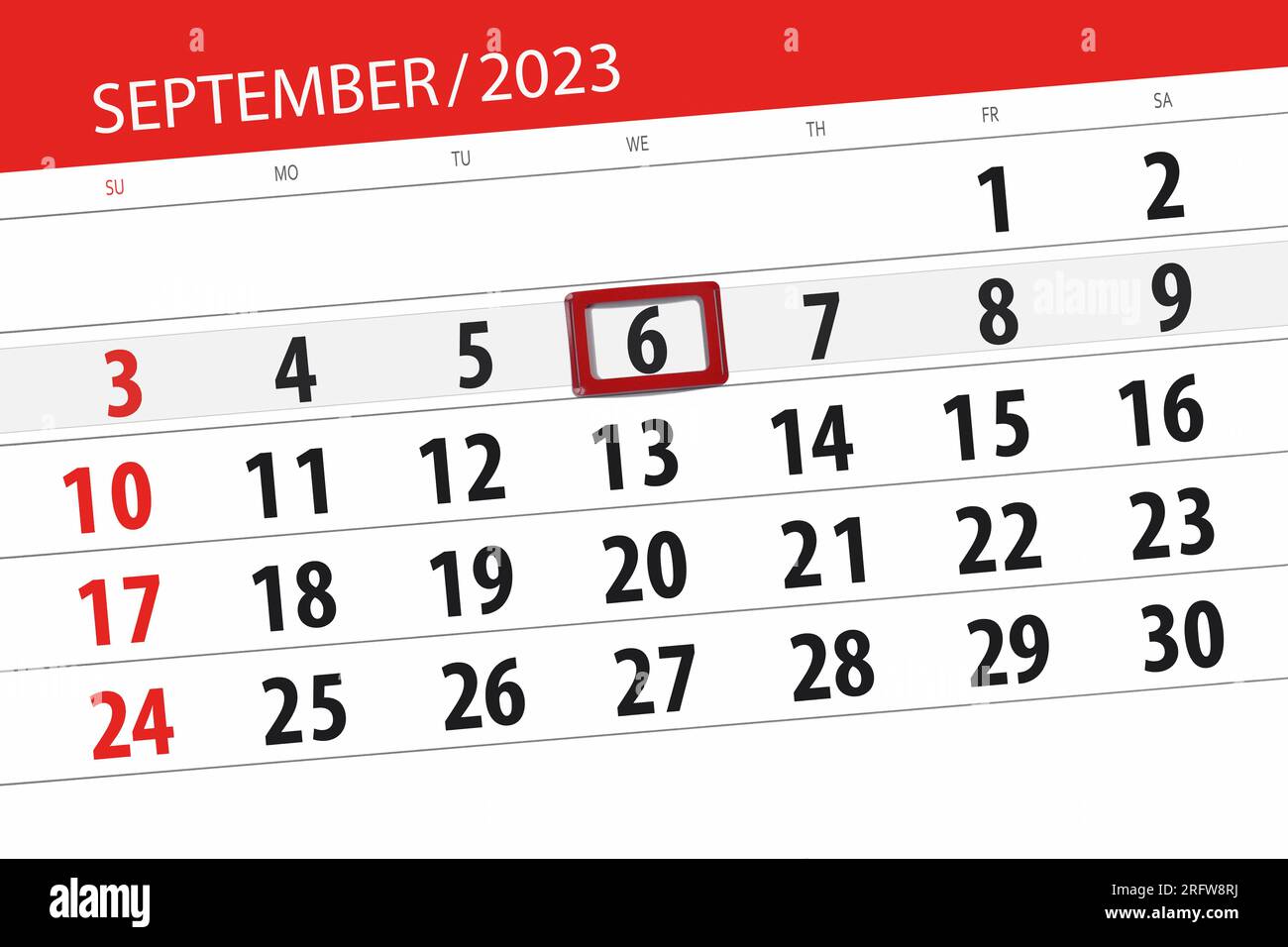Calendar 2023, deadline, day, month, page, organizer, date, September ...