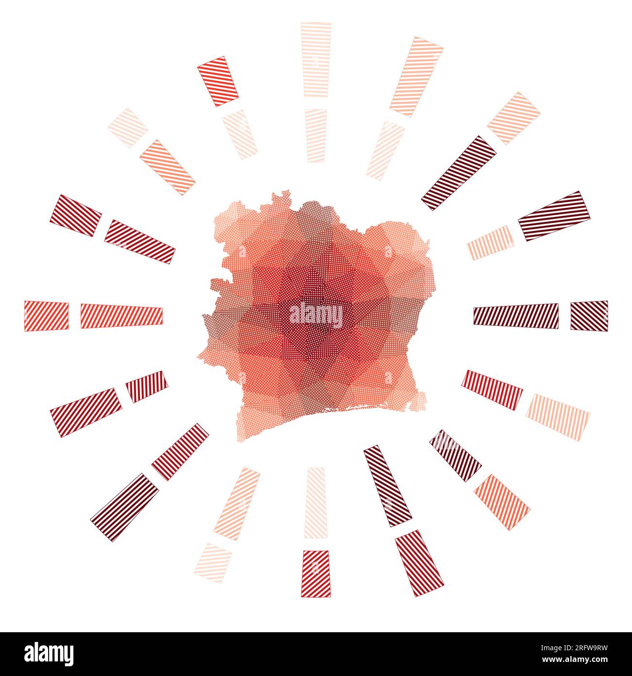 Ivorian map hi-res stock photography and images - Alamy