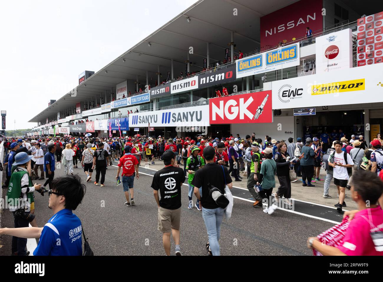 Suzuka, JAPAN, 6 August, 2023. Pit walk during The 44th Coca-Cola ...