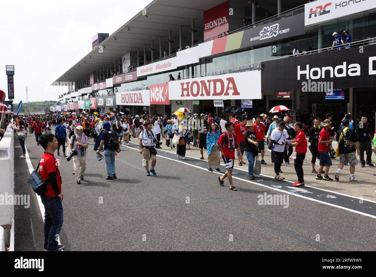 Suzuka, JAPAN, 6 August, 2023. Pit walk during The 44th Coca-Cola Suzuka 8hr Endurance Race 2023 ...