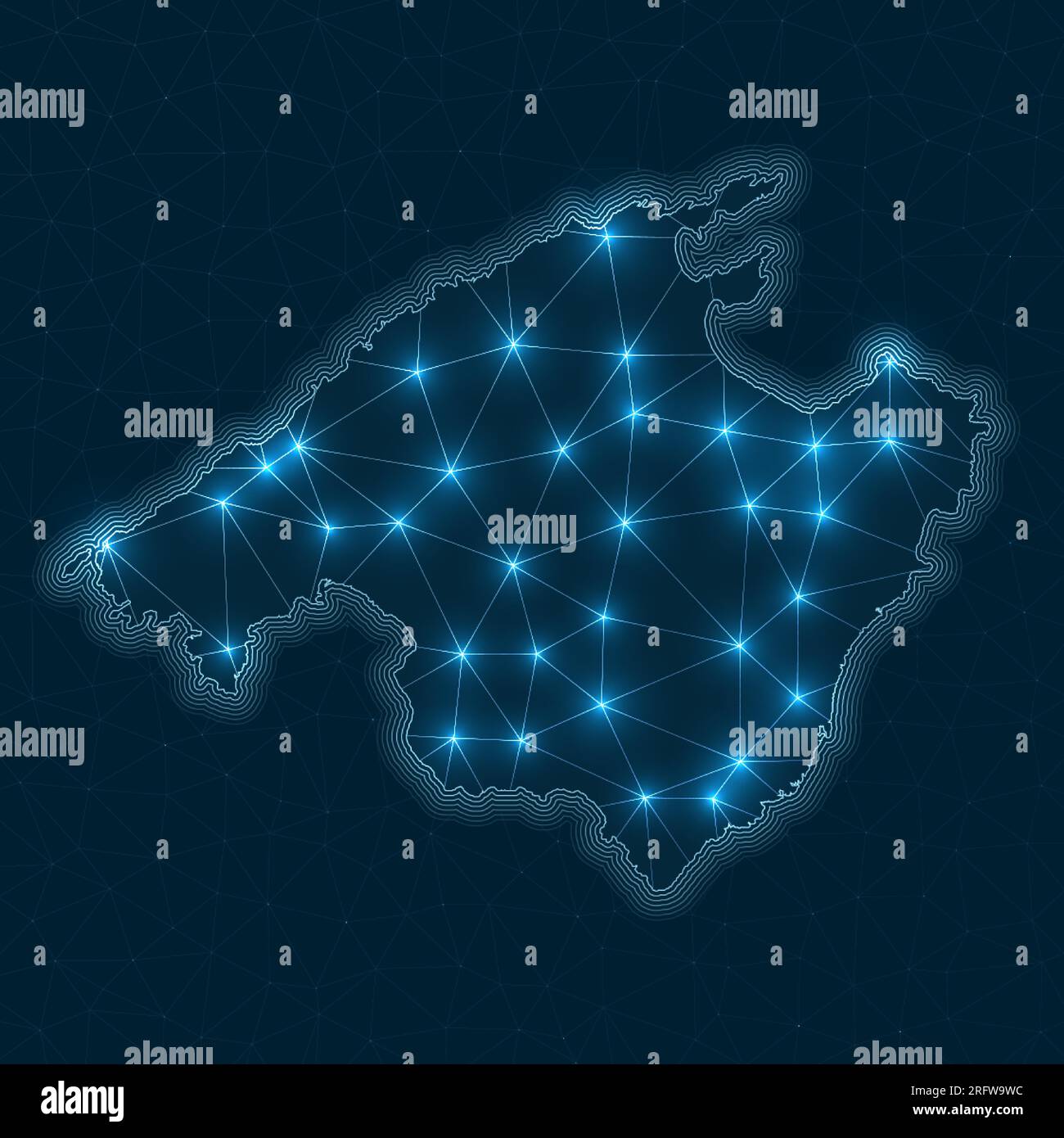 Map majorca hi-res stock photography and images - Alamy