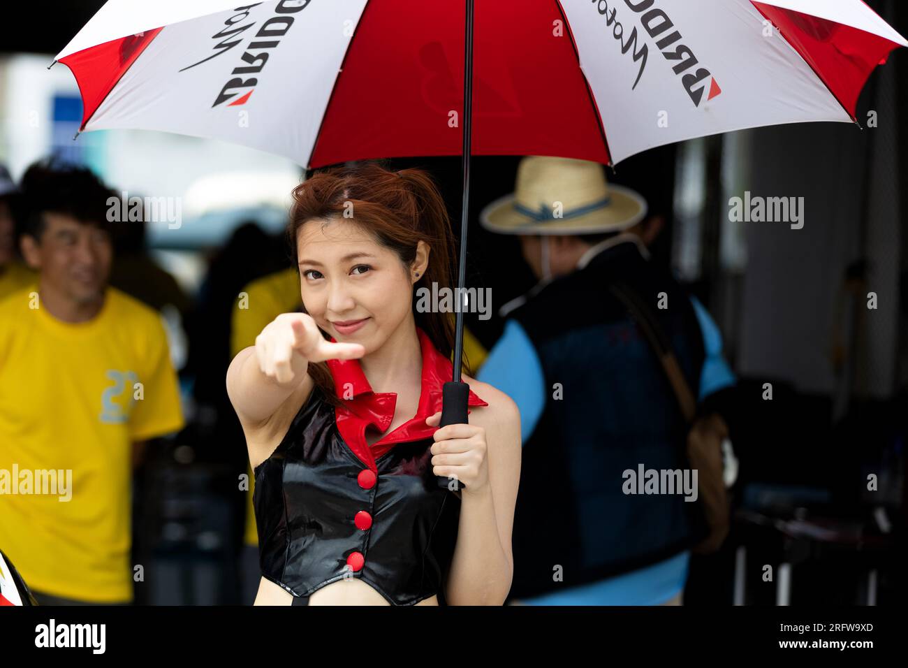 Suzuka, JAPAN, 6 August, 2023. Bridgestone grid girls during The 44th ...