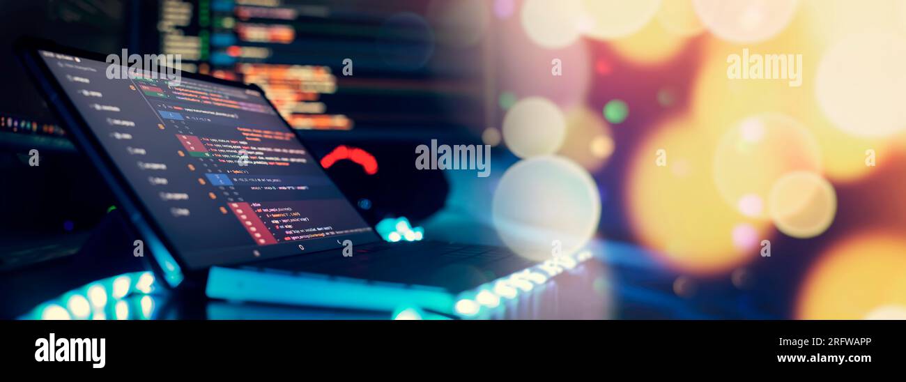 Project managers work new idea. Mobile app developer. Innovative startup project. Website ...