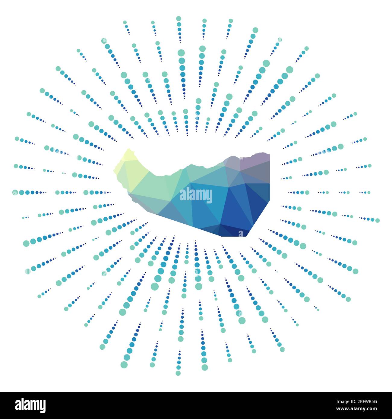 Somaliland polygonal map hi-res stock photography and images - Alamy