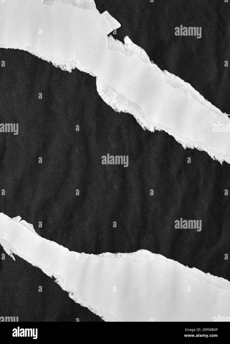 Black and White Torn Paper Collage Style, Ripped Paper Effect, Texture ...