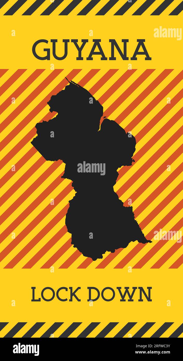 Guyana lockdown Stock Vector Images - Alamy