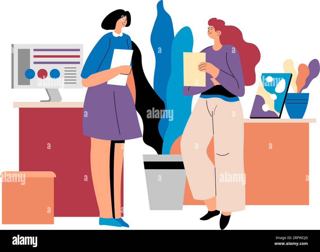 Informal workplace Stock Vector Images - Alamy