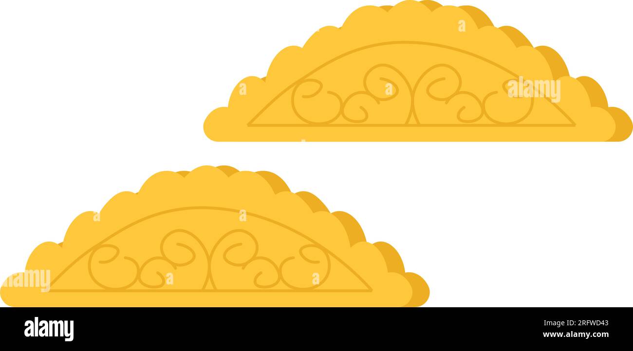 Dumplings or homemade tasty pastry food vector Stock Vector Image & Art ...