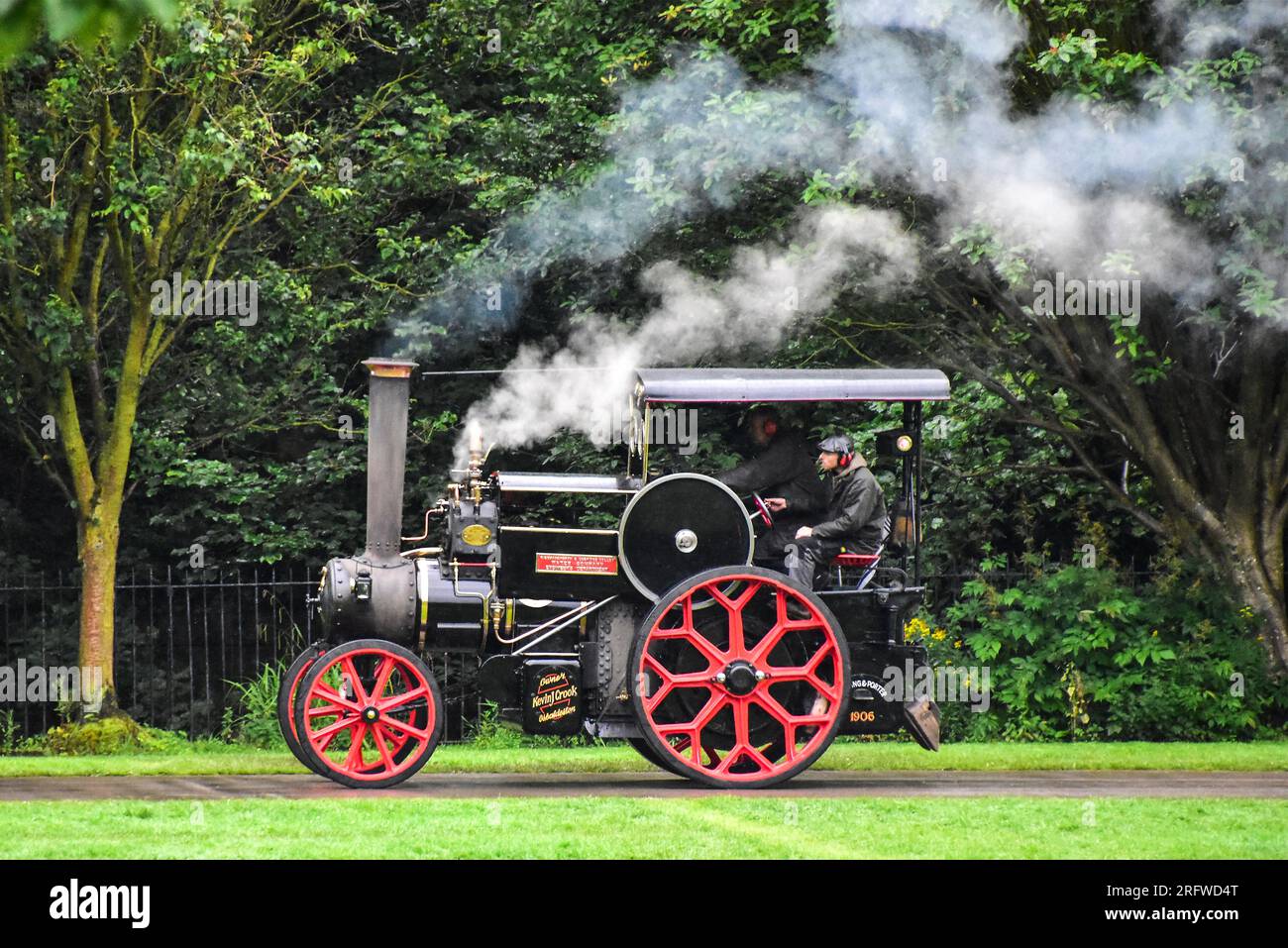 Steam Traction Engine, Vintage Weekend, Hebden Bridge Stock Photo - Alamy