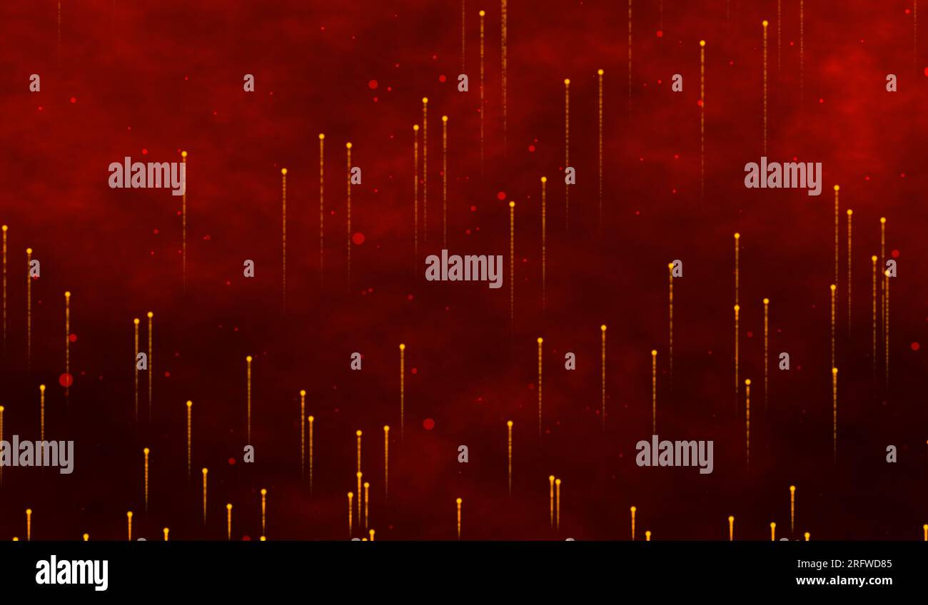 Red luxury bokeh on particles hi-res stock photography and images - Alamy