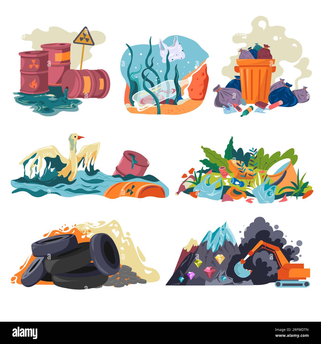 Contamination waste water disposal Cut Out Stock Images & Pictures - Alamy