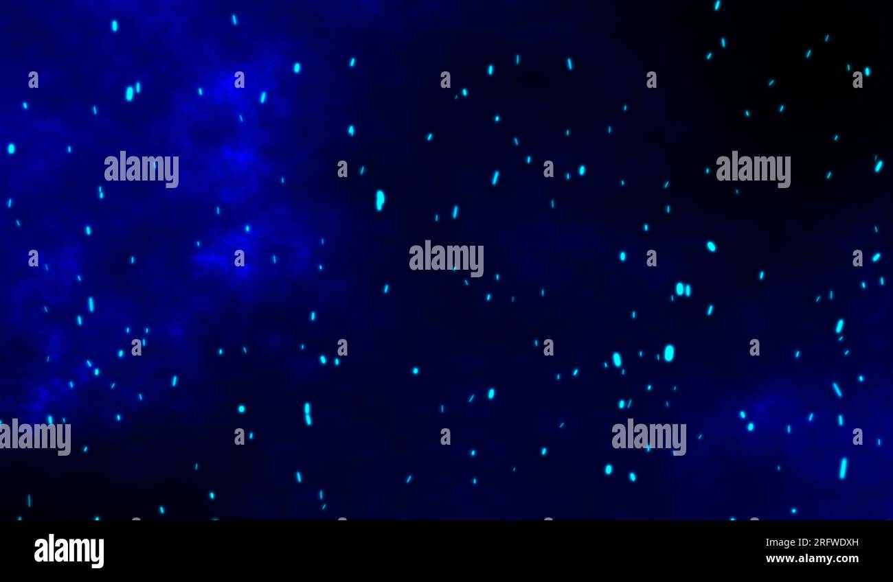 Magic particles rising from light hi-res stock photography and images ...