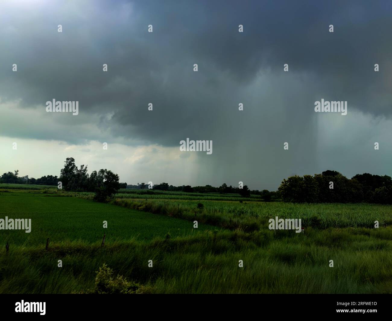 The Rainy Cloud Occurrence In Specific Area Stock Photo - Alamy