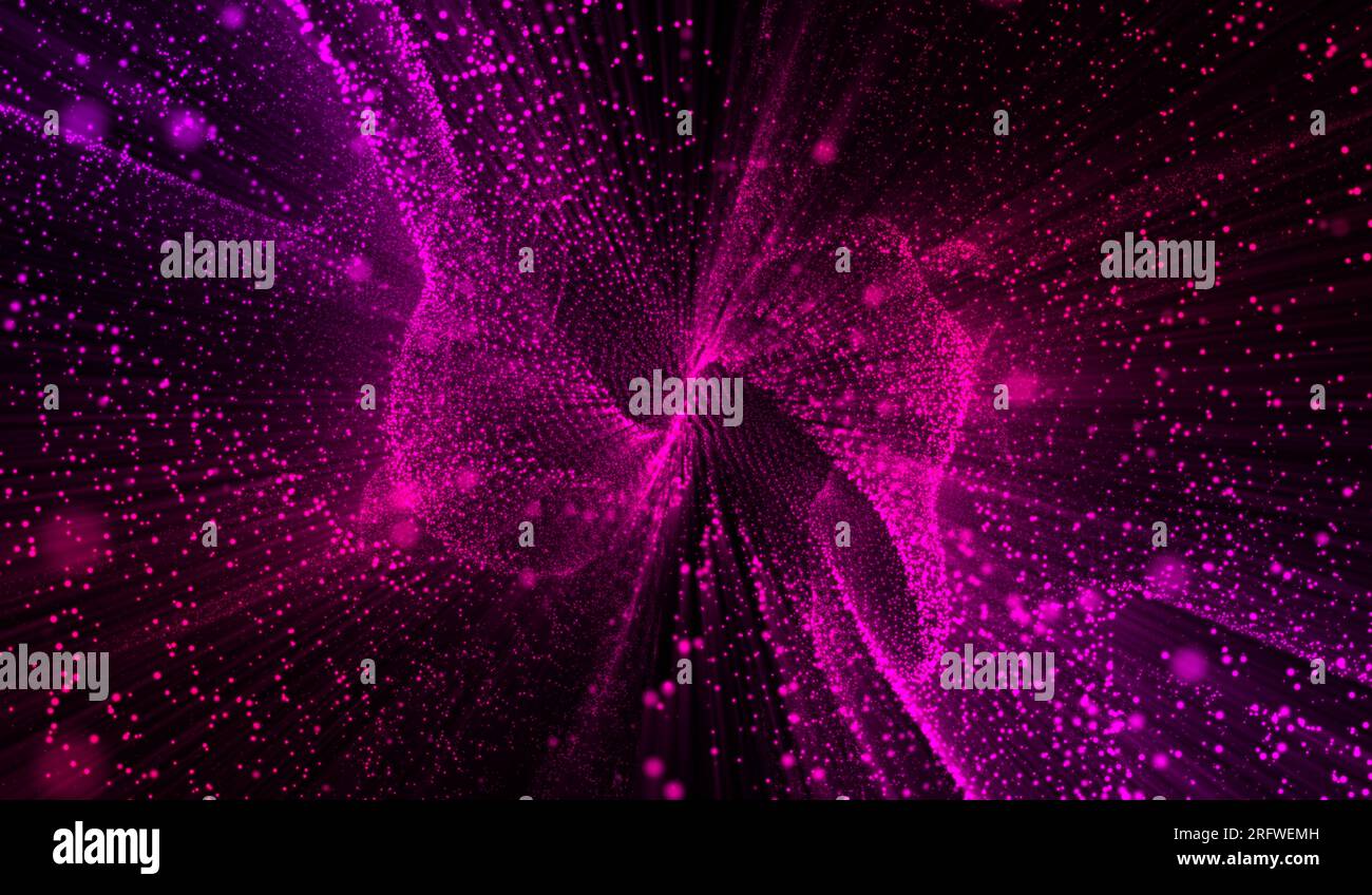 Glow pink bokeh particles animation hi-res stock photography and images ...