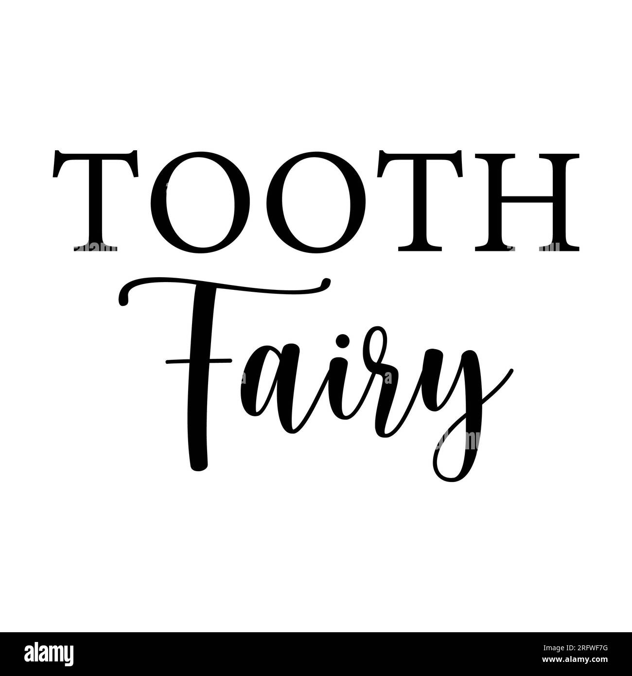 Tooth fairy on white background. Isolated illustration Stock Photo - Alamy