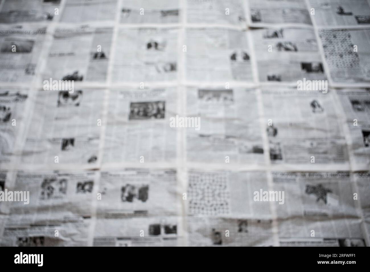 A lot of newspapers on a horizontal surface Stock Photo - Alamy