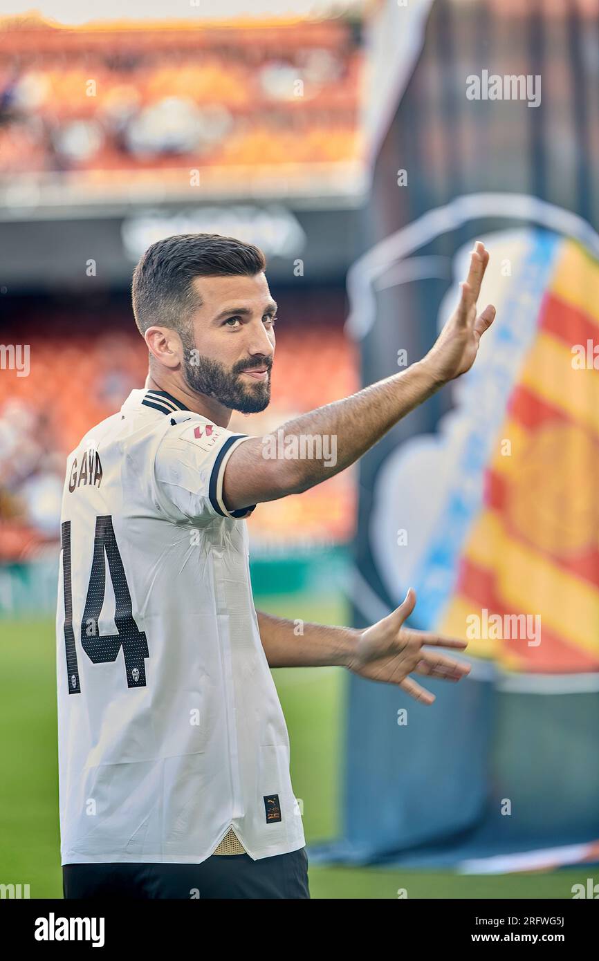 Valencia, Spain. 05th Aug, 2023. Jose Gaya of Valencia CF during the La ...