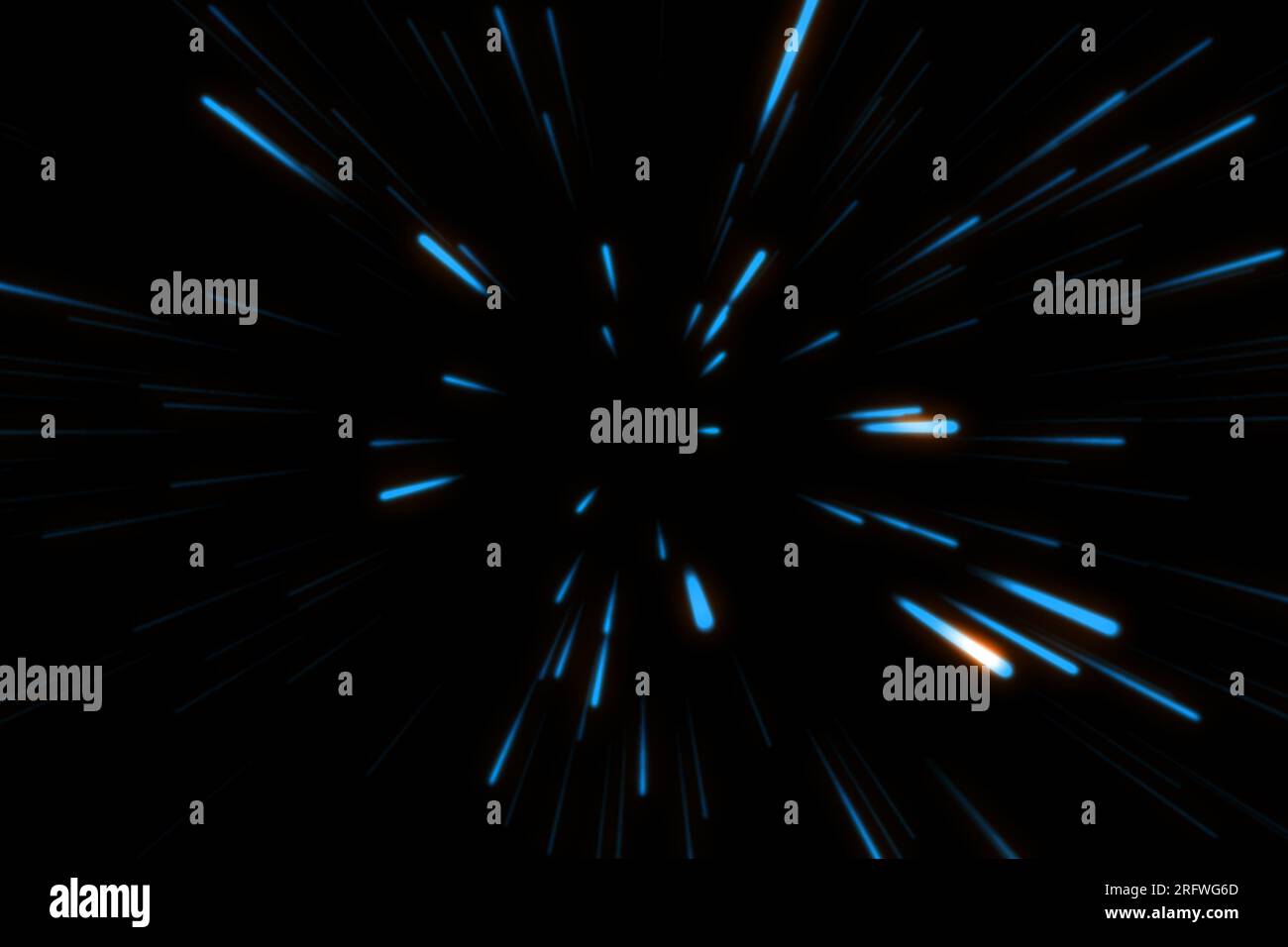 speed line blue color on black background for anime Stock Photo - Alamy