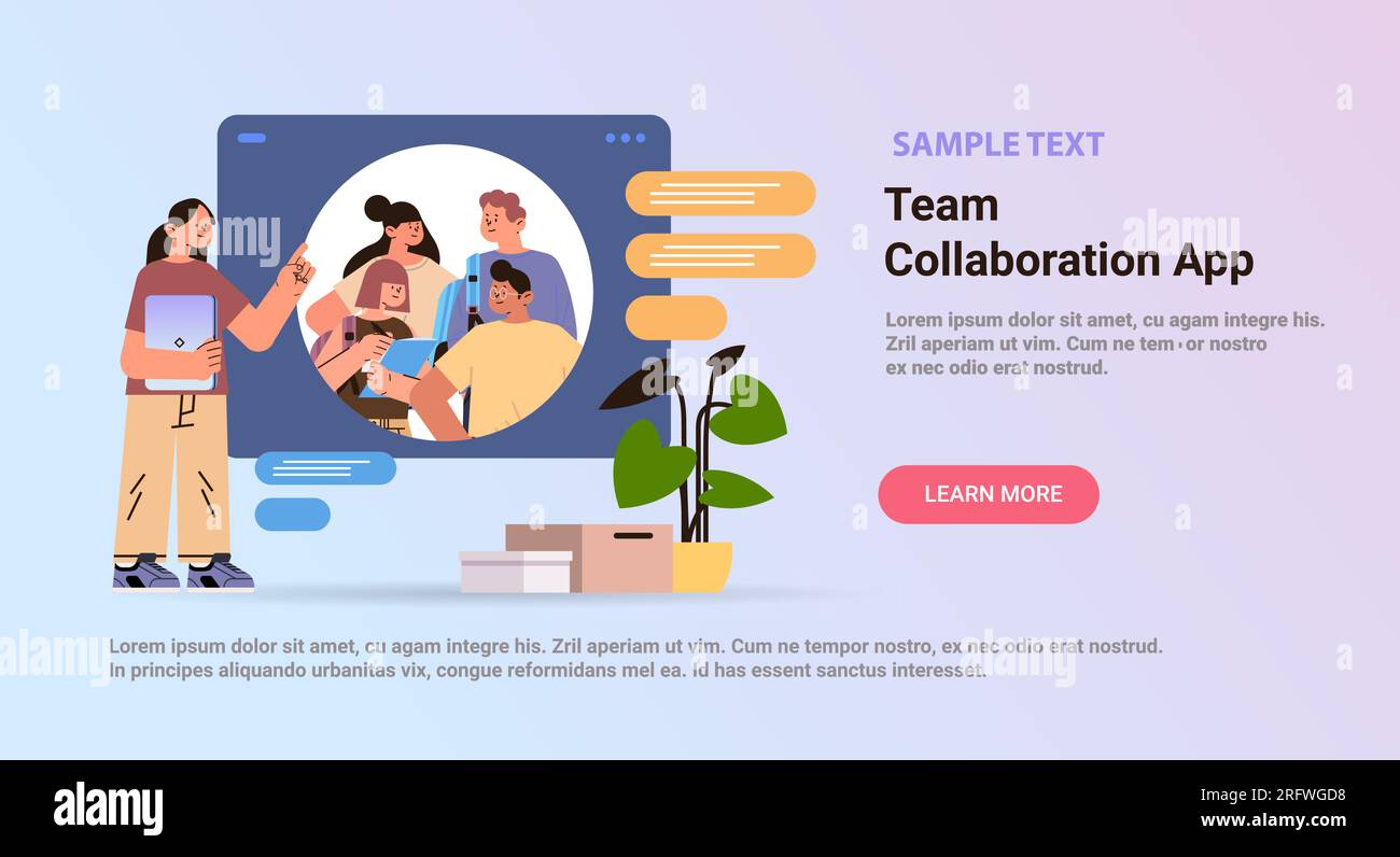 Connecting people chart Stock Vector Images - Alamy