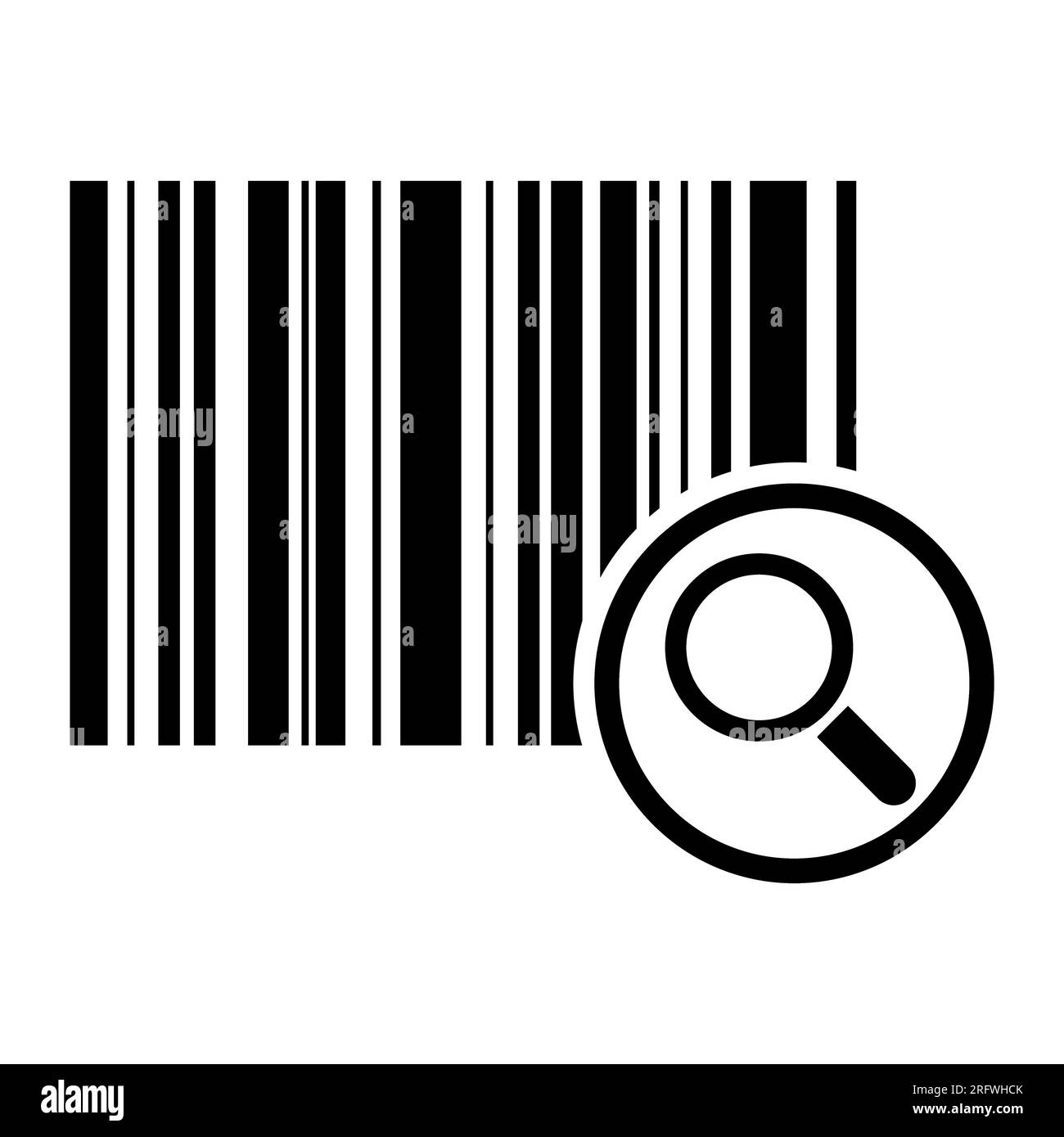 Barcode vector icon. Bar code for web flat design. Isolated illustration Stock Vector Image ...